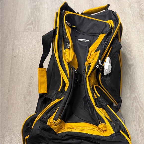 Adventure Time | Bags | Adventure Time Black And Gold Duffel Bag | Poshmark